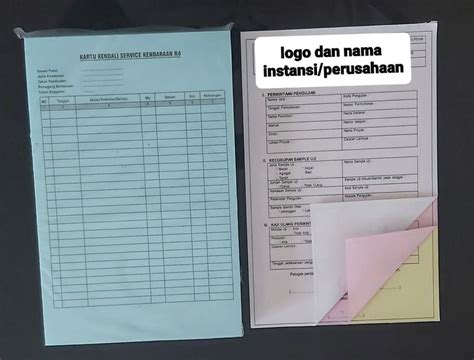 Format Blangko Kertas Play Ncr Logo Instansi By Krisna