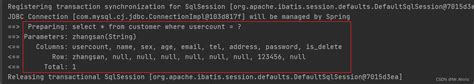 springboot 系列之 mybatis输出sql日志