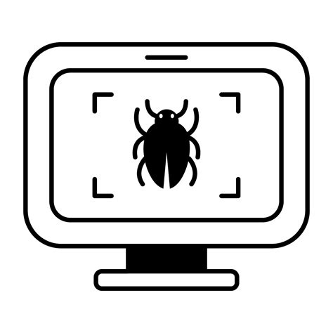 Trendy Computer Bug 33825504 Vector Art At Vecteezy