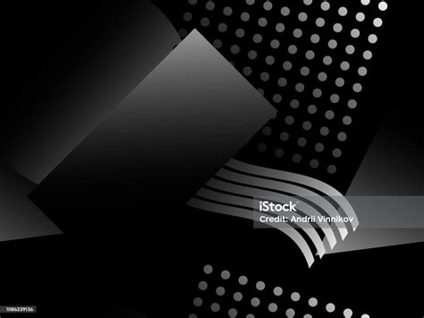 트렌디한 흑인과 백인 완벽 한 패턴입니다 최신 유행 스타일에서 단색 그라데이션으로 기하학적 개체입니다 회색 음영에 럭셔리 배경입니다 벡터 일러스트 레이 션 0명에 대한 스톡