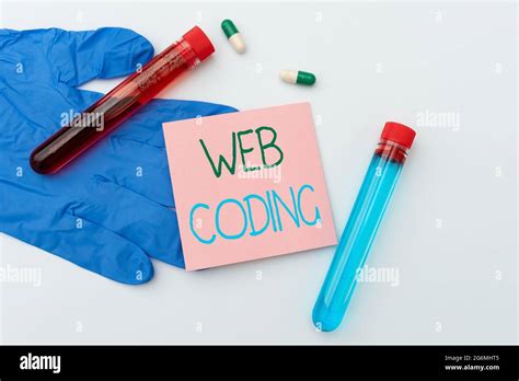 Conceptual Caption Web Coding Word Written On A System Of Symbols And
