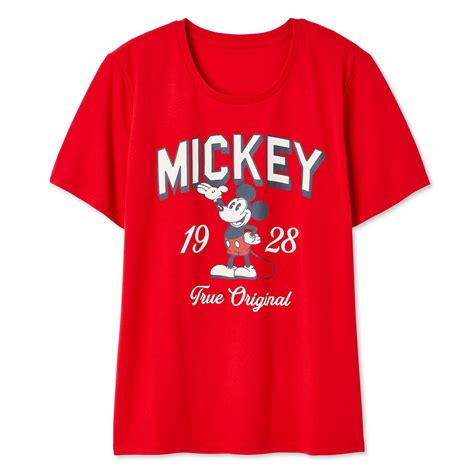 Disney Womens Mickey Mouse Short Sleeve Tee Walmartca