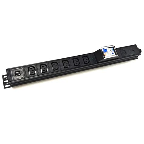 Aluminium Alloy Shell 6 Way Iec C13 2way Usb Rack Pdu Socket Cabinet