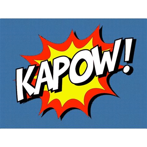 Ka Pow Comic Sound Effect Bubbles By Sugar Coded Apps