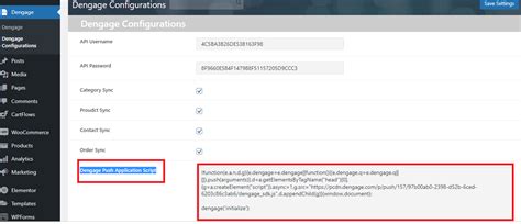 Woocommerce Plugin For D·engage Integration