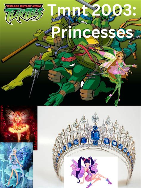 Tmnt 2003 Princesses By Kaelynturtle350 On Deviantart