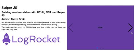 Building Modern Sliders With HTML CSS And Swiper LogRocket Blog