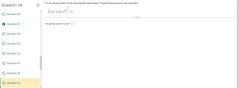 solved estion list find the general solution of the