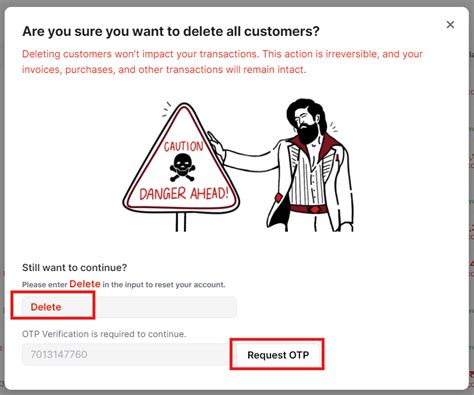 How To Delete All The Customers In One Click General Swipe