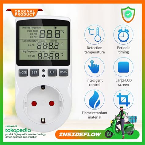 Jual Temperature Controller Alat Pengatur Temperatur Suhu Digital Lcd Alarm Jakarta Barat