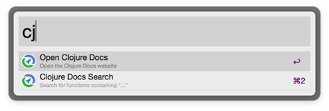 Clojure Doc Search Packal