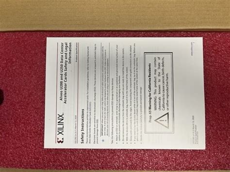 New A U250 P64g Pq G Amd Xilinx Alveo U250 64gb 2xqsfp28 Dc Accelerator Card For Sale Online