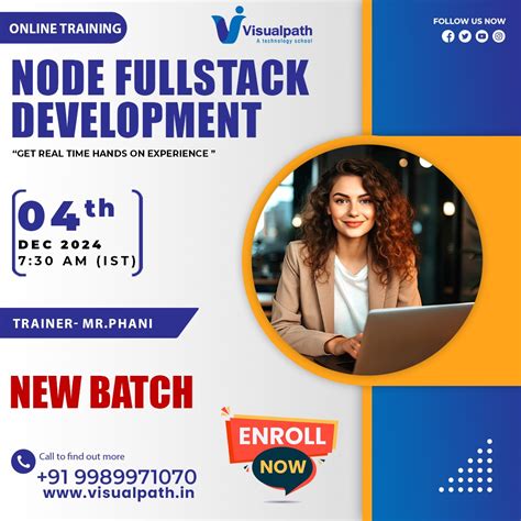 Visualpath 🌟 New Batch Alert Master Node Js Full Stack Development 🌟 💻 Ready To Build End To