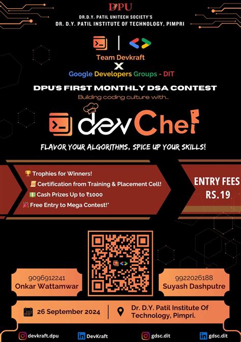 Devkraft On Linkedin 🚀 Exciting Announcement Monthly Dsa Coding Contest Dev Chef By Team
