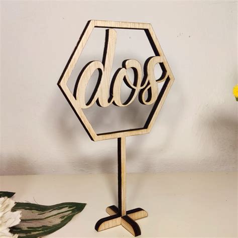 Centro De Mesa “hexagonal”