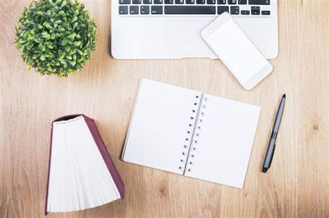 Premium Photo Desktop With Items