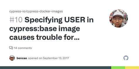 Specifying User In Cypressbase Image Causes Trouble For Downstream