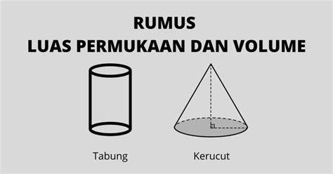 Rumus Luas Permukaan Tabung Jika Diketahui Volume Dan Jari Jari Nathan Mathis