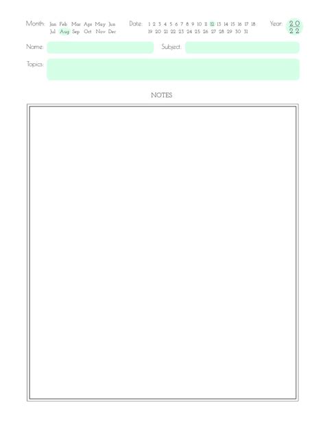 Editable Note Template Notability Gallery Editable Note Template Notability Gallery