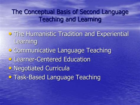 The Communicative Language Teaching Approach Ppt