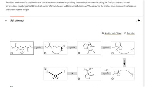 Solved Provide a mechanism for the Dieckmann condensation | Chegg.com