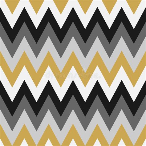 Vector Geometric Seamless Chevron Pattern Retro Abstract Colorful Striped Background Stock