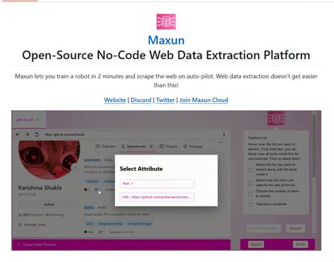 Gao Dalie 高達烈 On Linkedin Maxun Web Data Collection Automation