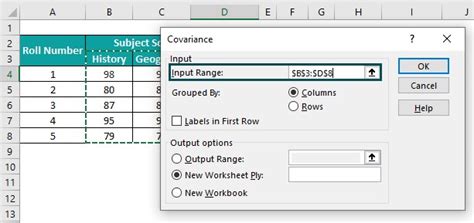 Covariance Matrix On Excel Examples How To Calculate