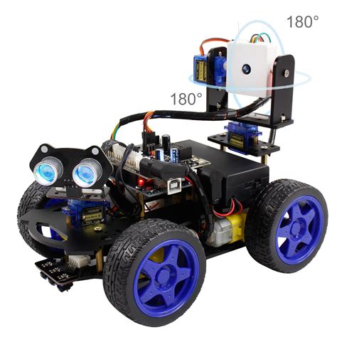 Yahboom Roboduino Uno R Smart Robot With WiFi Camera Compatible With Arduino UNO Arduino