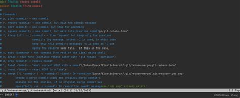 git窗口打开vim后如何退出编辑（idea goland等编辑器） git vim 保存退出 csdn博客