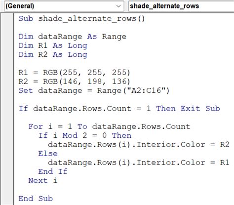 shade alternate rows in excel examples how to shade