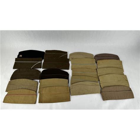 Collection Of Ww2 Garrison Caps Hats