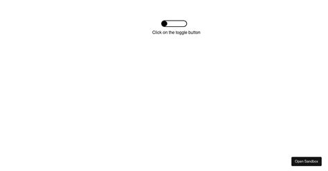 Toggle Mode Codesandbox