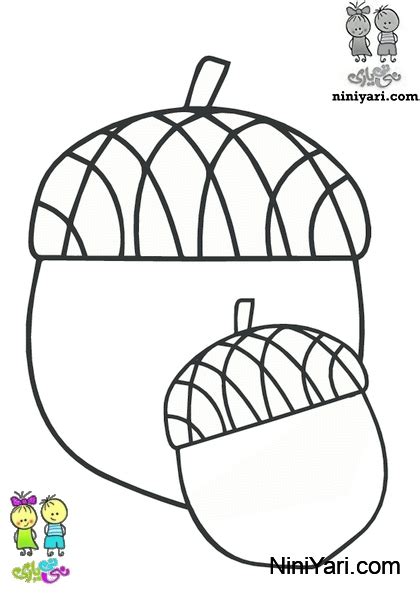 دانلود نقاشی رنگ آمیزی با موضوع فندق نی نی یاری سایت جامع کودک و خانواده