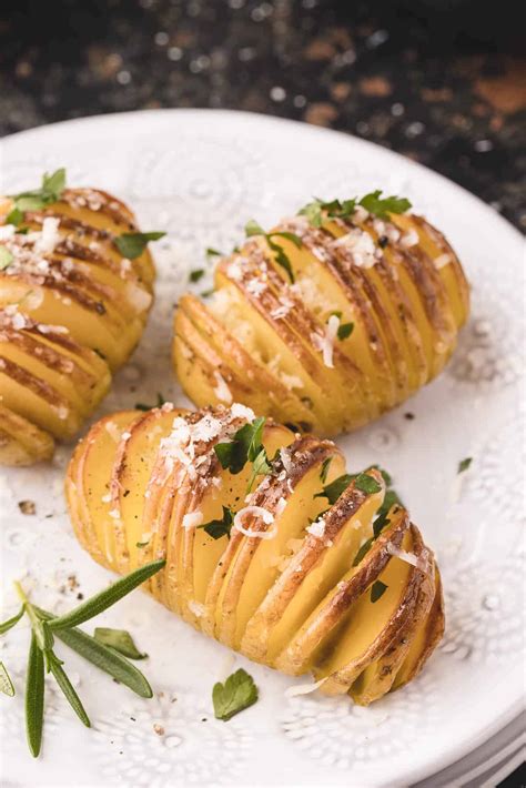 Recipe For Hasselback Potatoes Foxes Love Lemons