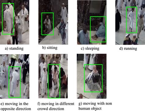 abnormal behaviors examples in the hajj dataset download scientific