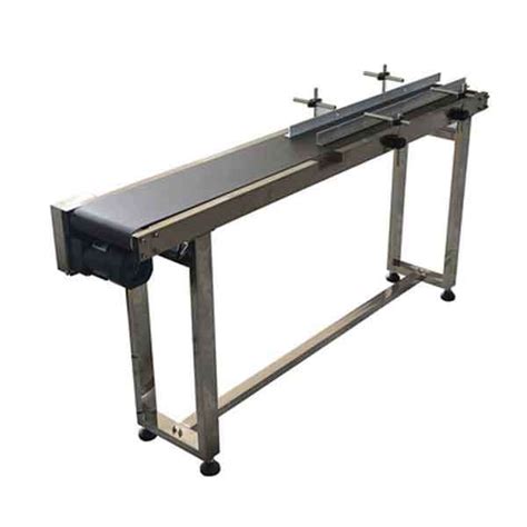1500mm Length Electronic Coding Conveyor Belt Machine Coding Conveyor