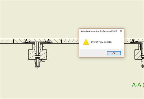 solved inventor 2018 error in view creation autodesk community