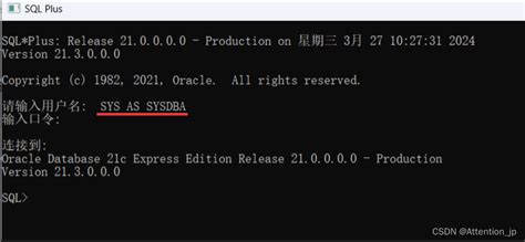 Oracle 21c数据库导入dmp文件 Csdn博客