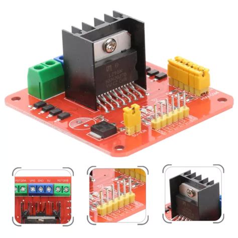 L298n Dual H Bridge Dc Stepper Motor Driver Module Controller Board £6