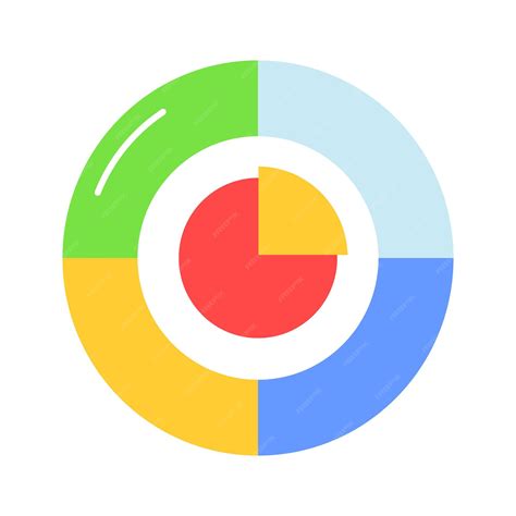 Premium Vector An Amazing Vector Design Of Pie Chart Concept Icon Of