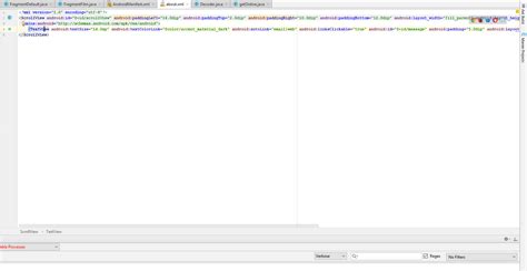 Android Отсутствуют вкладки Designtext редактора Intellij Idea