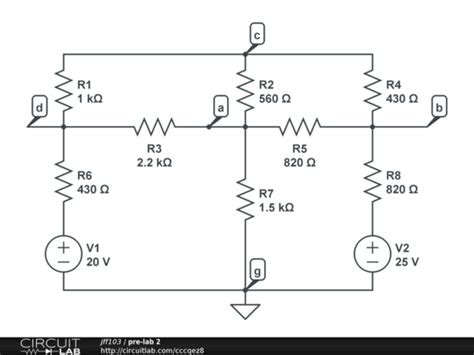 Pre Lab 2 Circuitlab