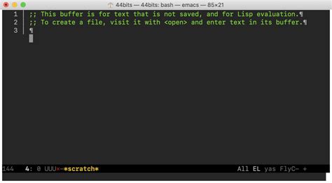 커맨드라인 인터페이스 셸 터미널이란 44bits