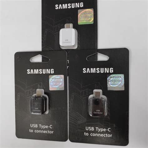 Jual Original Samsung Type C Usb Ke Usb Connector Otg Kit Konektor Tipe C Indonesia Shopee Indonesia