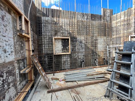 파주전원주택시공 철근콘크리트 옹벽스라브 형틀거푸집조성과 철근배근 및 콘크리트타설까지의 골조공사과정