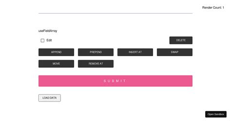 React Hook Form Usefieldarray 3 Codesandbox