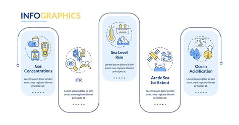Premium Vector 2d Climate Metrics Vector Infographics Template With Simple Thin Line Icons