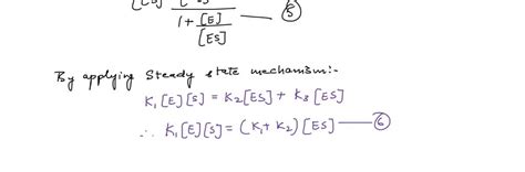 Solved Describe The Complex Used In Michaelis Menten Model And Derive Michaelis Menten Reaction