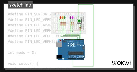 Semaforo Inteligente Wokwi ESP STM Arduino Simulator